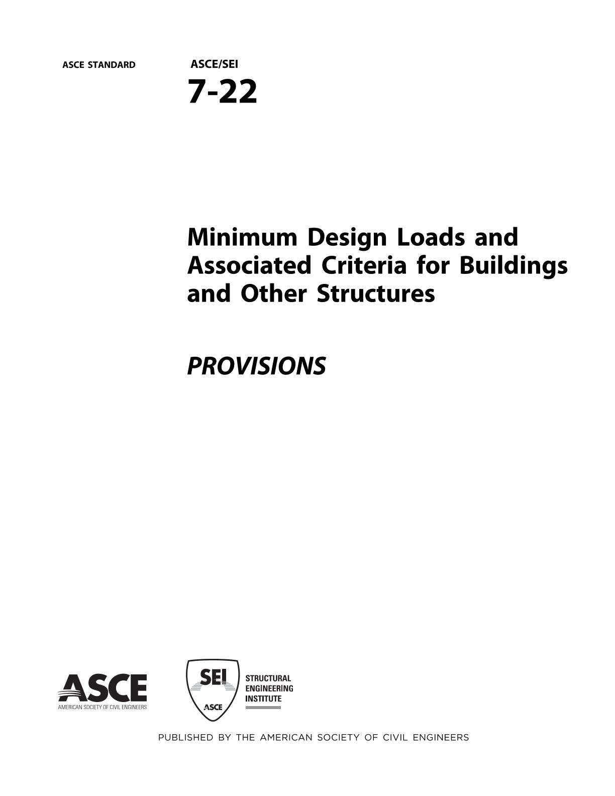 ASCE 7-22 | 2021 edition pdf