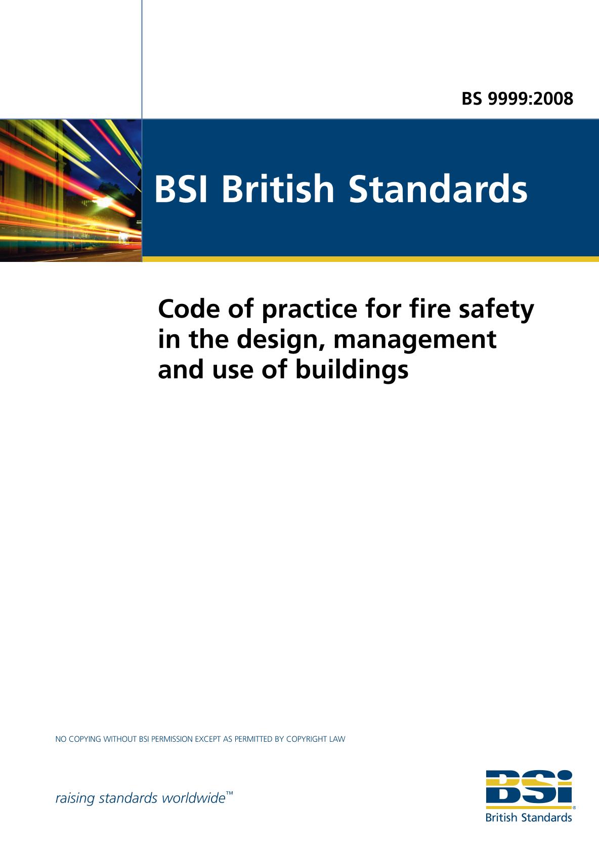 BS 9999:2008 | 2008 edition pdf