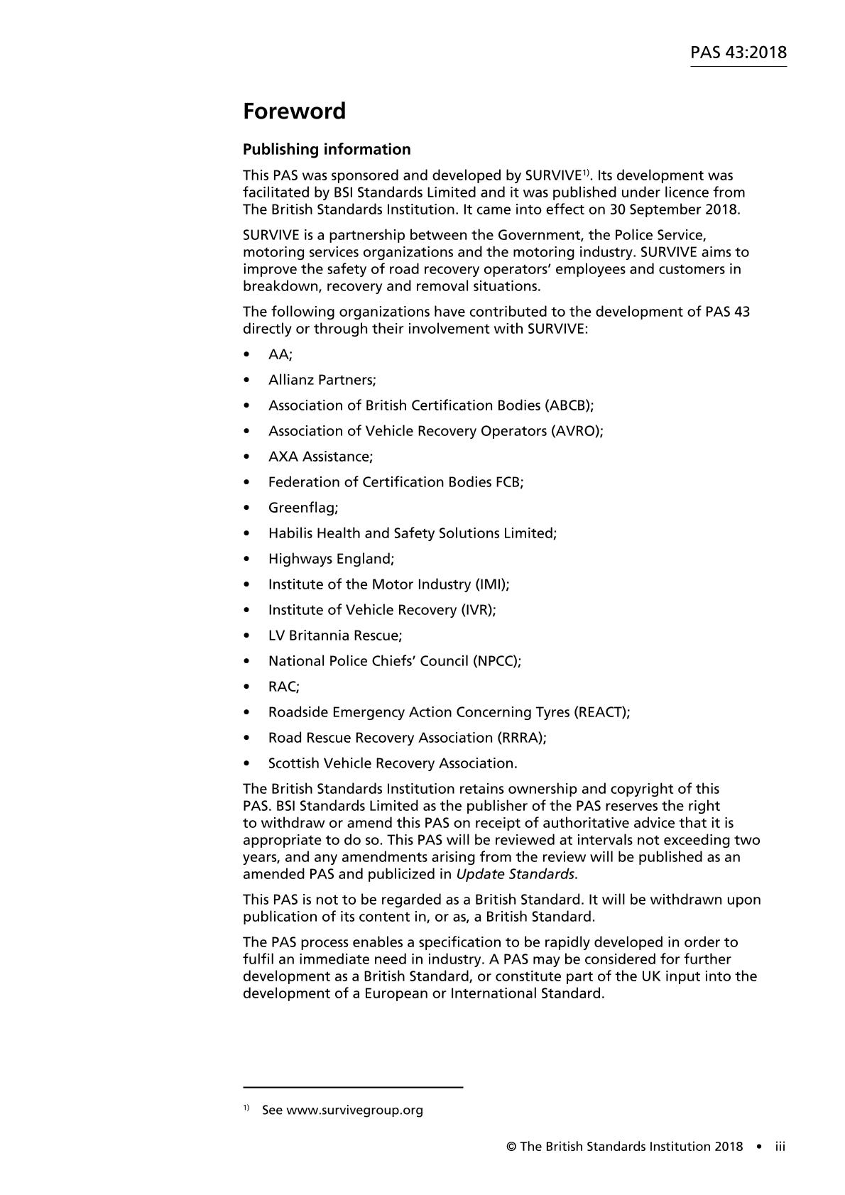 BS PAS 43:2018 | 2018 edition pdf