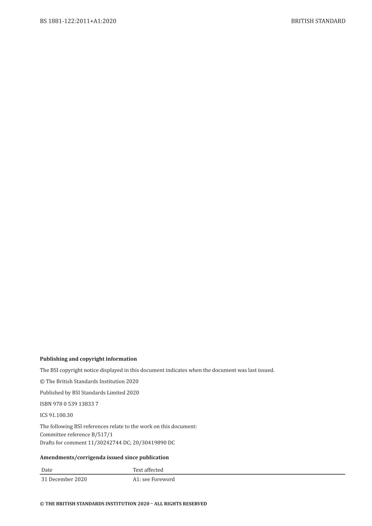BS 1881-122:2011+A1:2020 | 2020 edition pdf