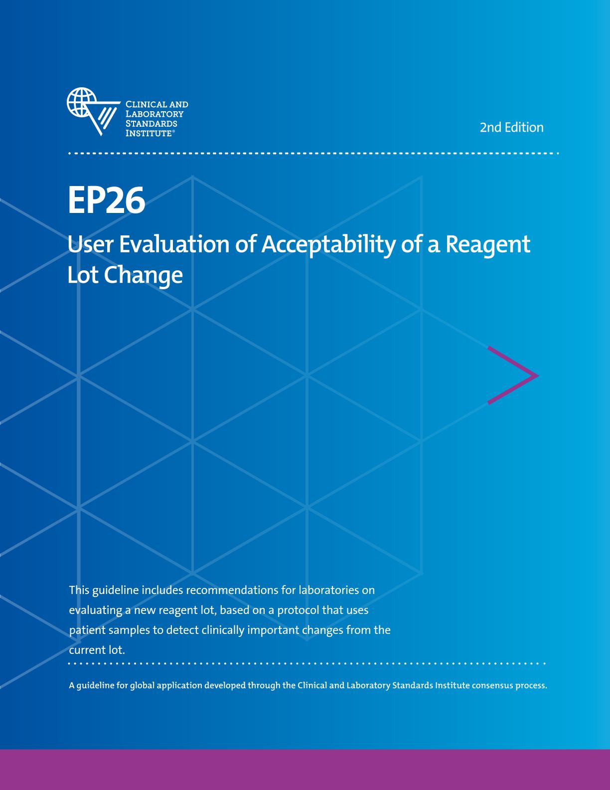 CLSI EP26 | 2022 edition pdf