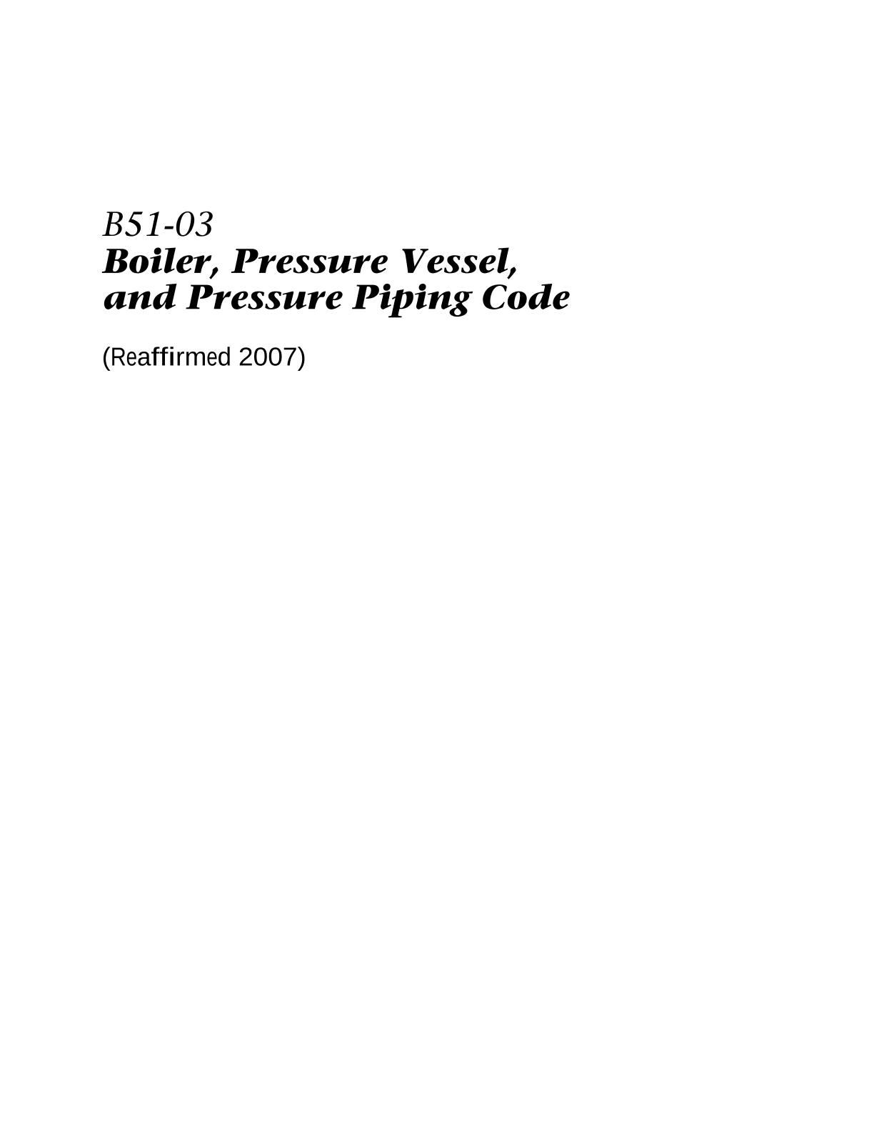 CSA B51 Package | 2005 edition pdf