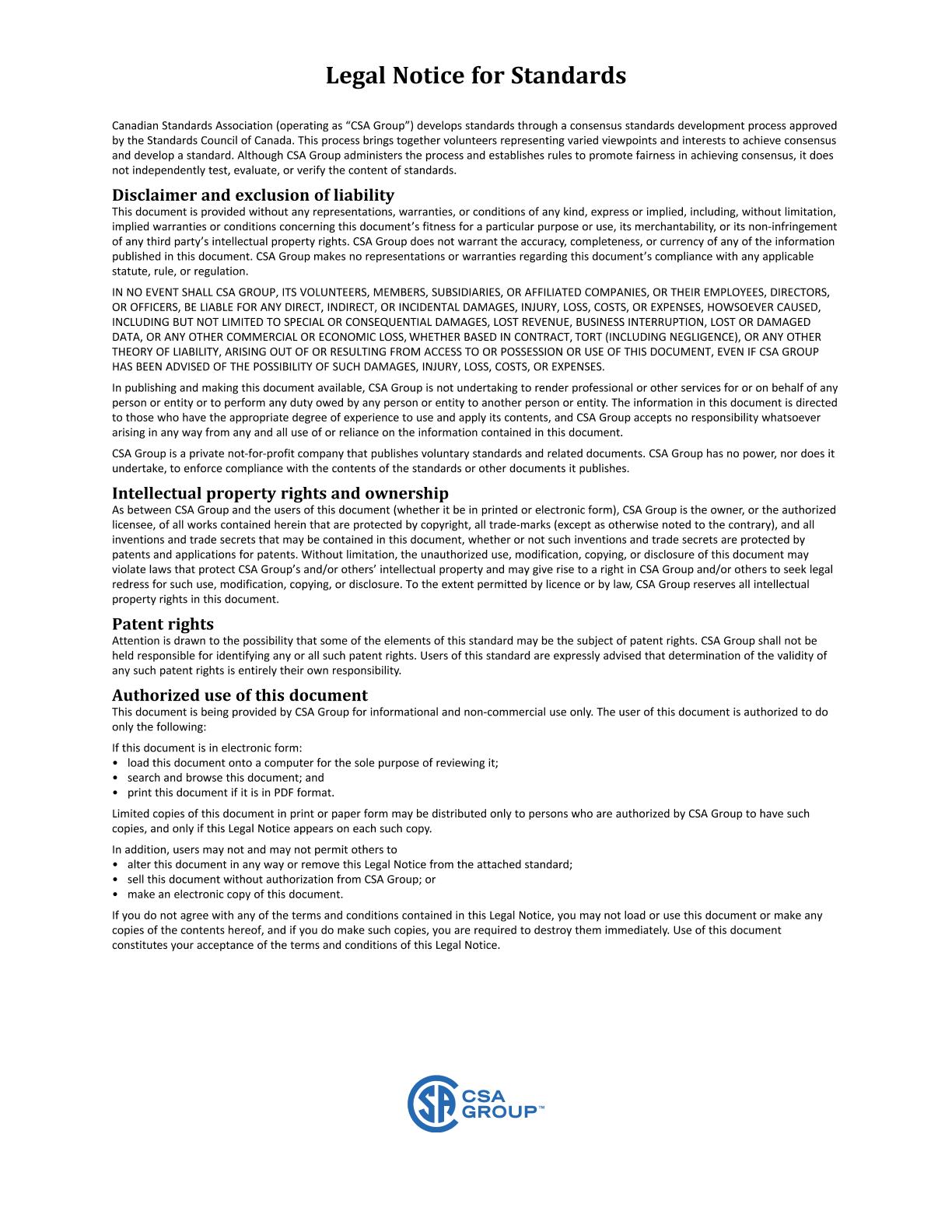 CSA C68.10:20 | 2020 edition pdf