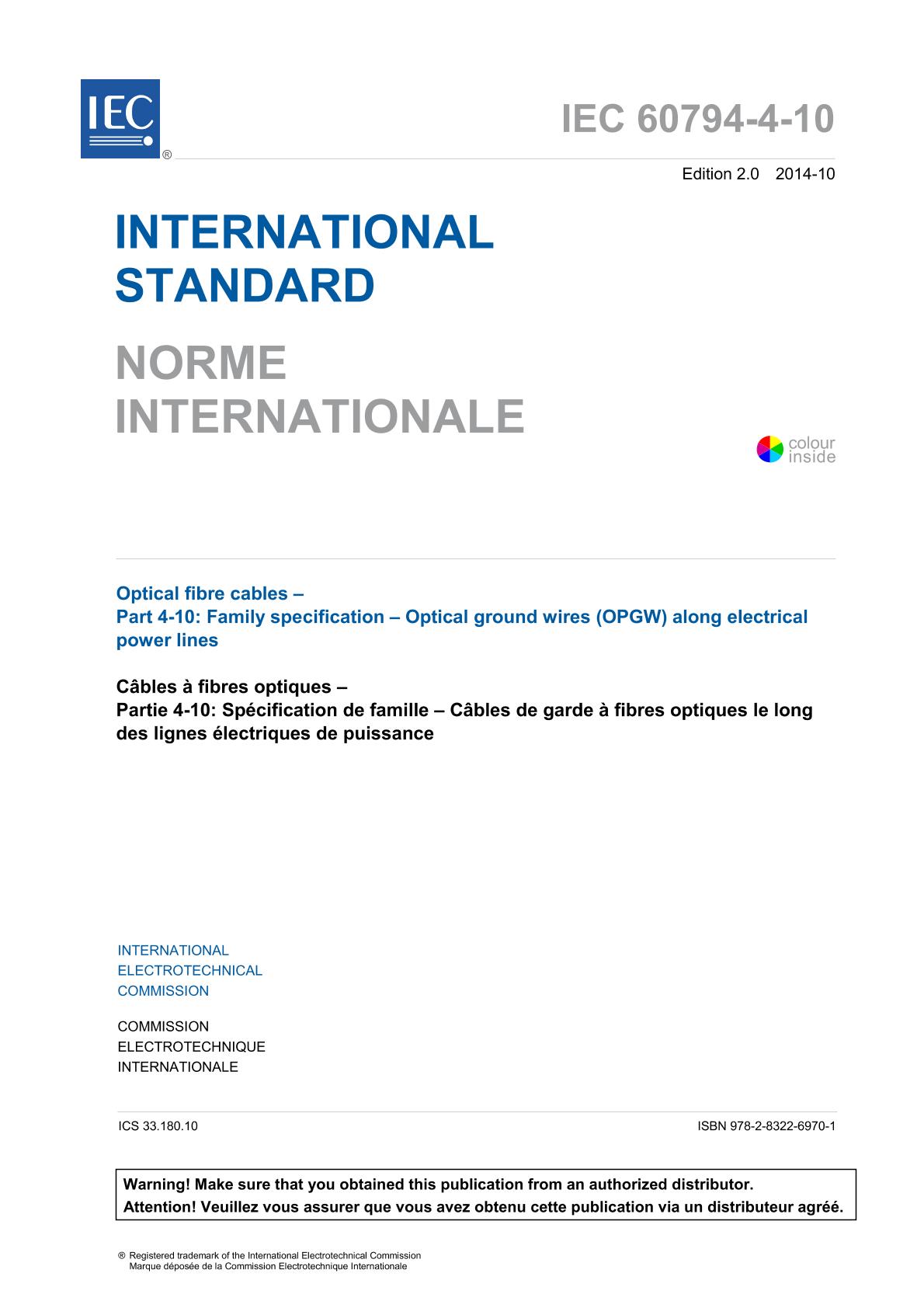 IEC 60794-4-10 Ed. 2.0 b:2014 | 2014 edition pdf
