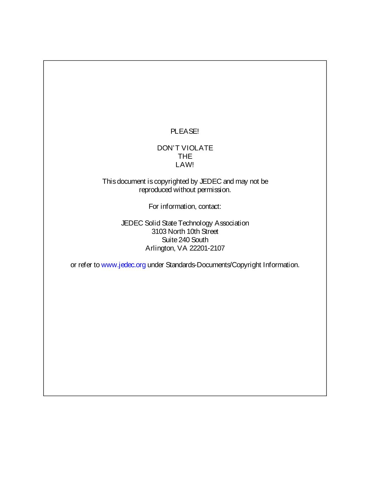 JEDEC JESD22-A113I | 2020 edition pdf