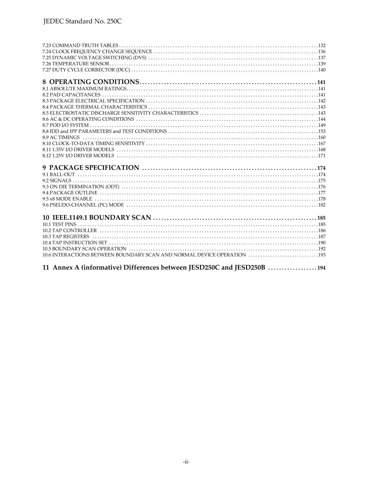 JEDEC JESD250C | 2021 edition pdf