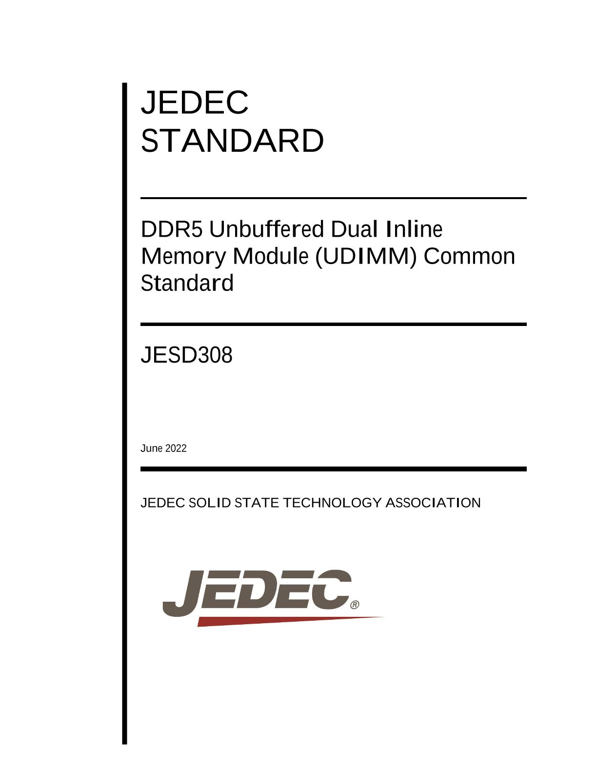 JEDEC JESD308 | 2022 edition pdf