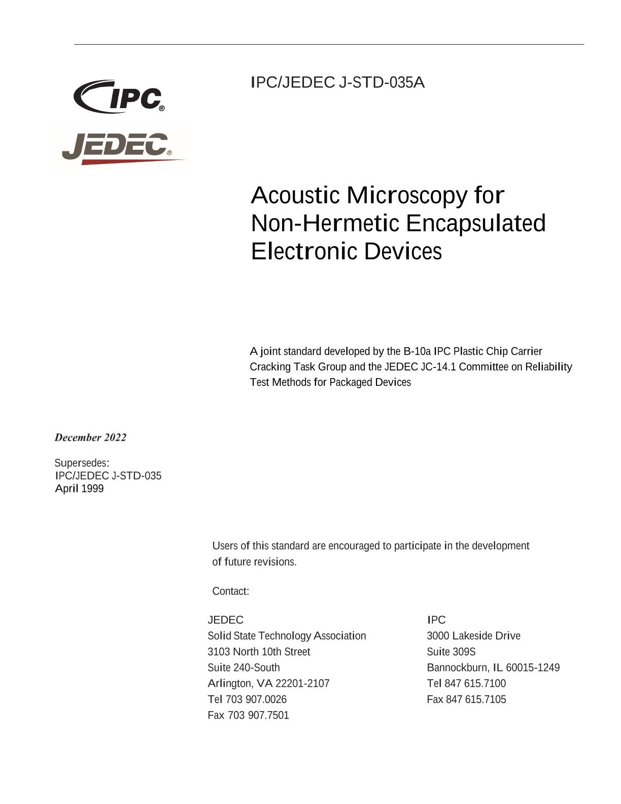 JEDEC J-STD-035A | 2022 edition pdf