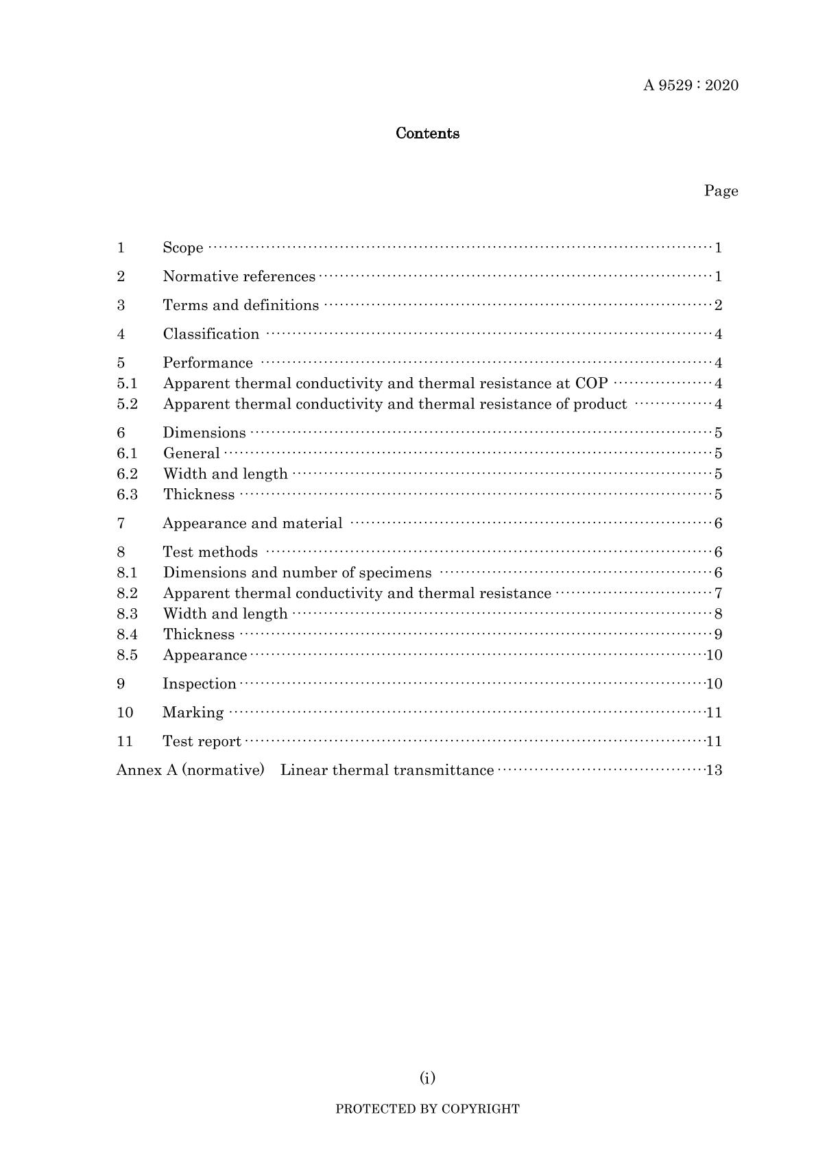 JIS A 9529:2020 - Vacuum insulation panels for buildings