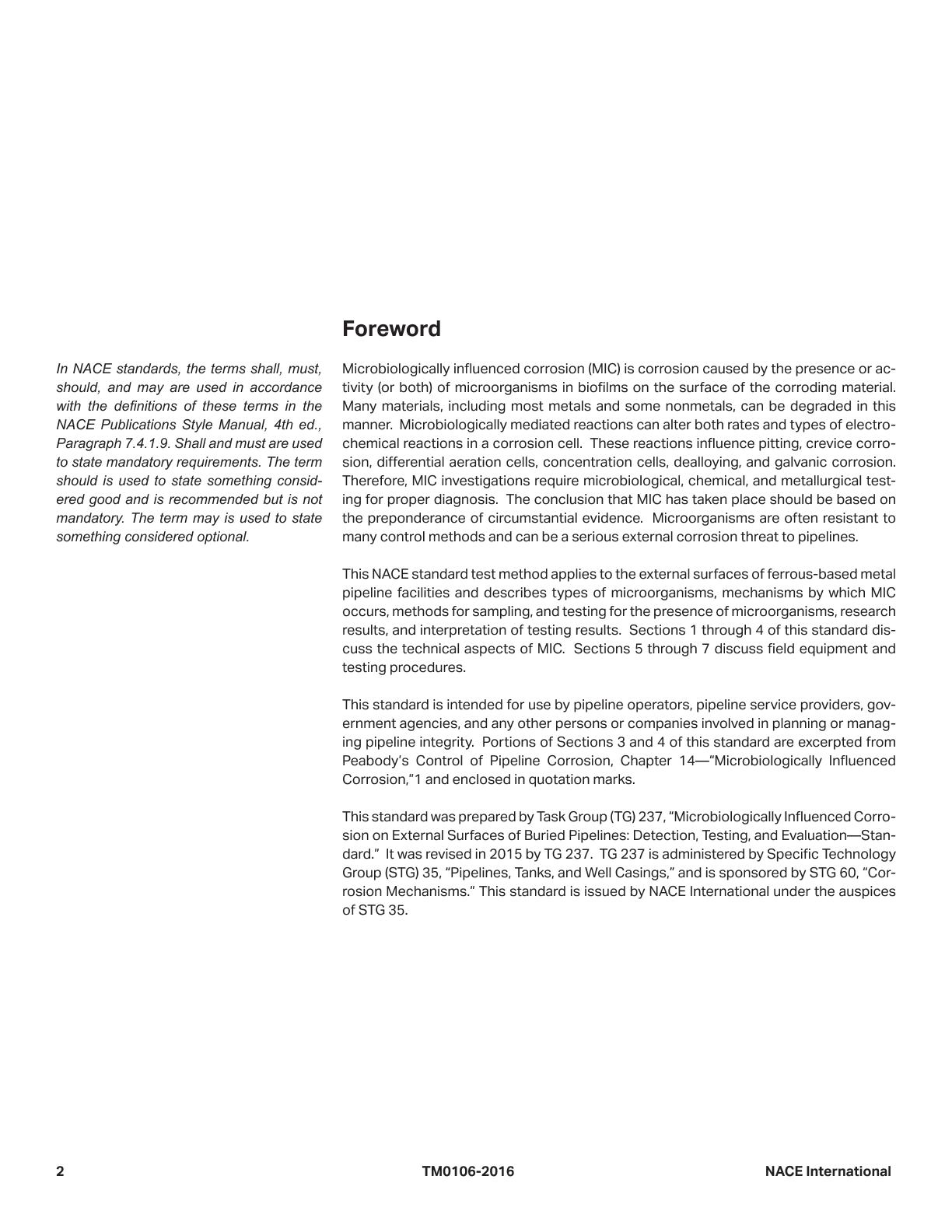 NACE TM0106-2016 | 2016 edition pdf