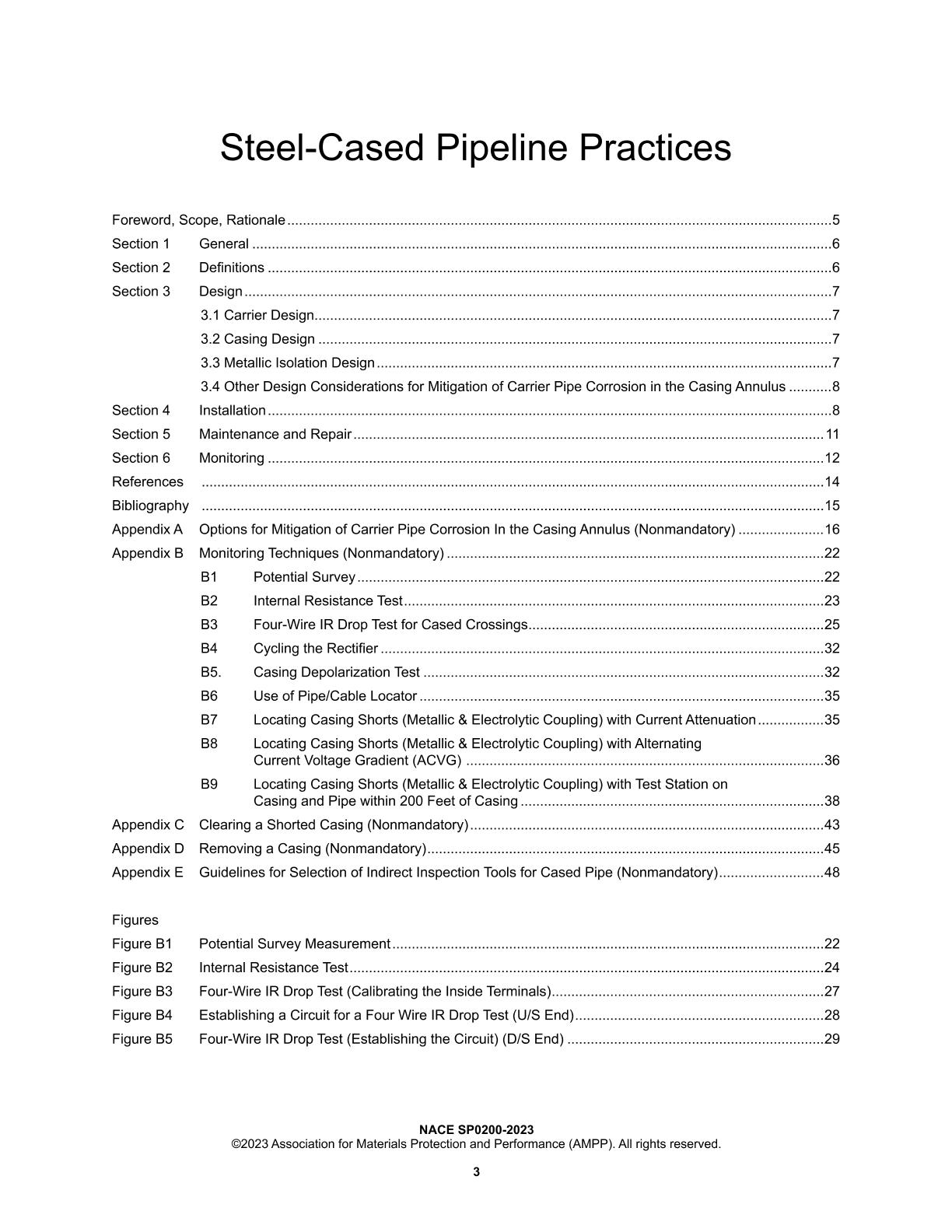 NACE SP0200-2023 - Steel-Cased Pipeline Practices